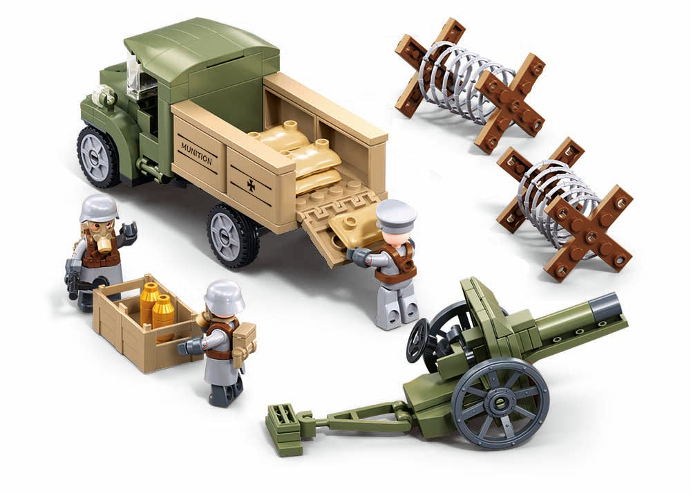 B1296 ARMY WW1 MARK V TANK OFFENSIVE 516 PCS – Sluban Australia